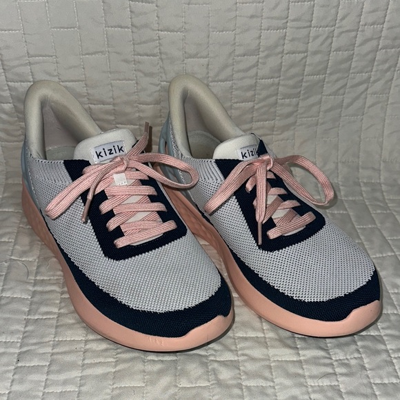 Kizik | Shoes | Kizik Athens Bahama Pink And Gray Athletic Sneakers ...